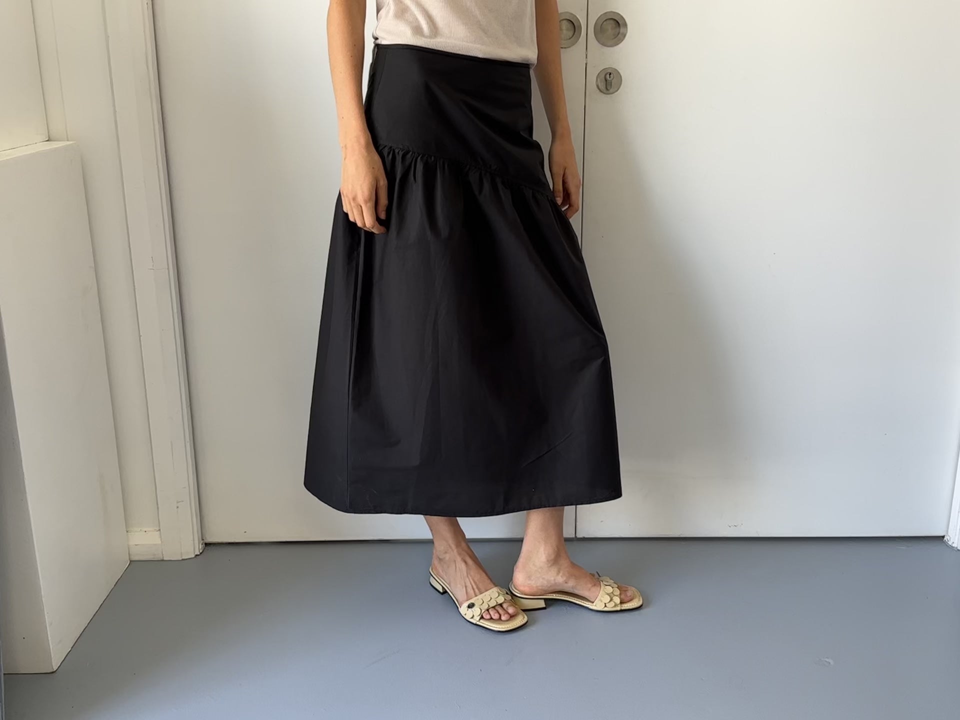 Angle Skirt - Black – Deiji Studios US